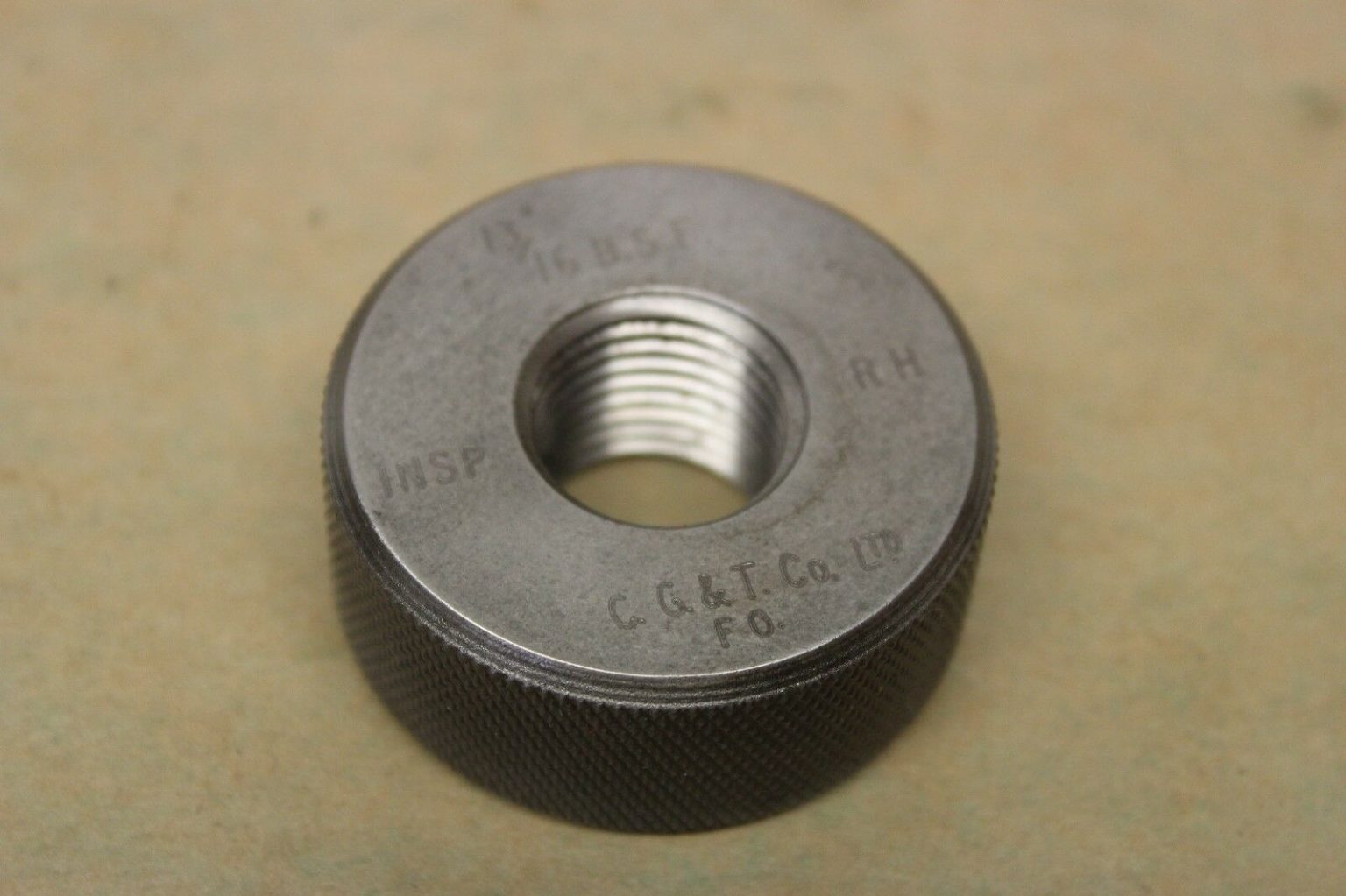 C G & T Co Ltd 13/16″ x 12 Tpi BSF GO Screw Thread Ring Gauge ME830 ...