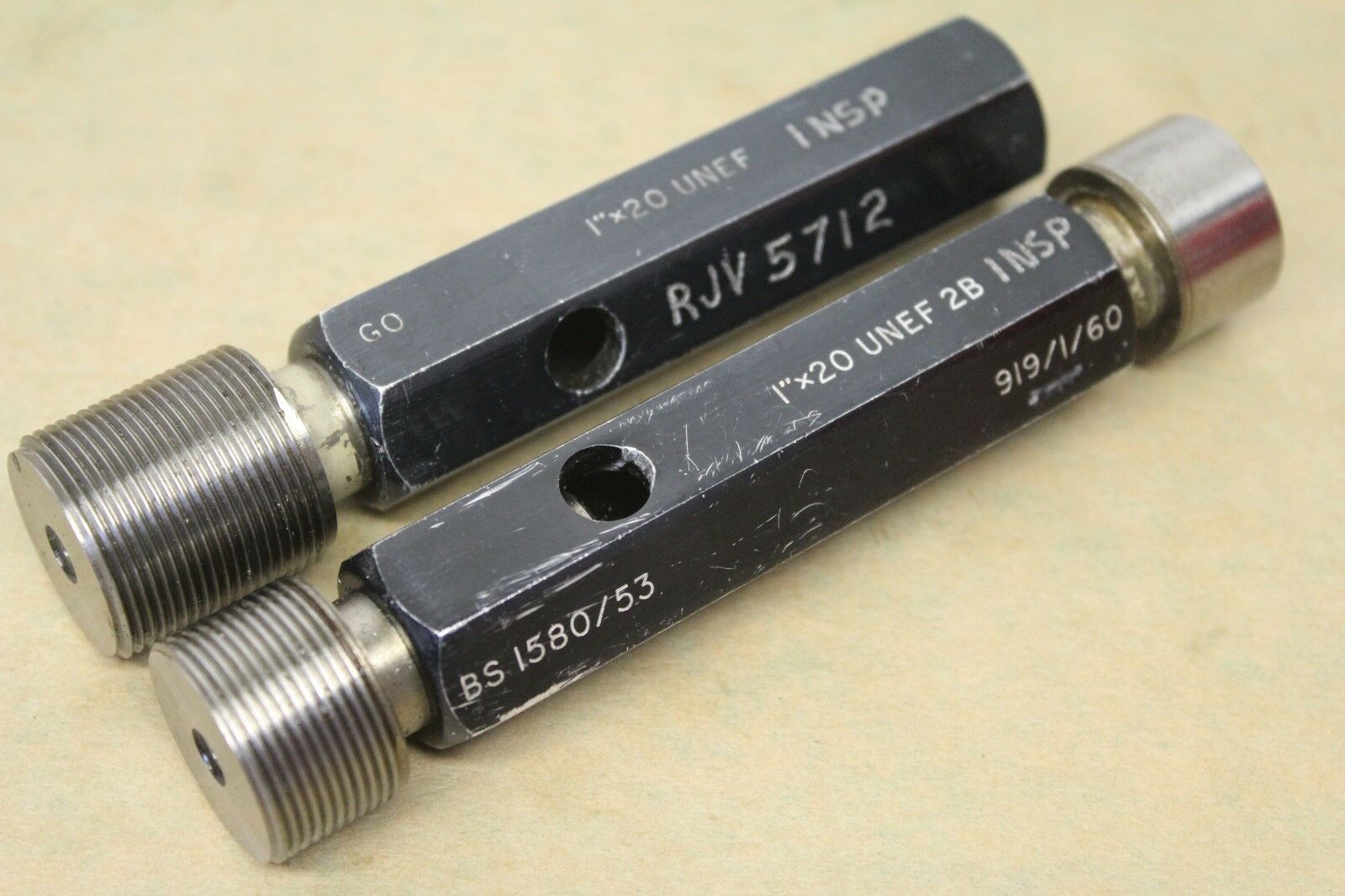 Headland 1″ x 20 UNEF 2B GO NOGO & Core Screw Thread Plug Gauge ME1162 ...