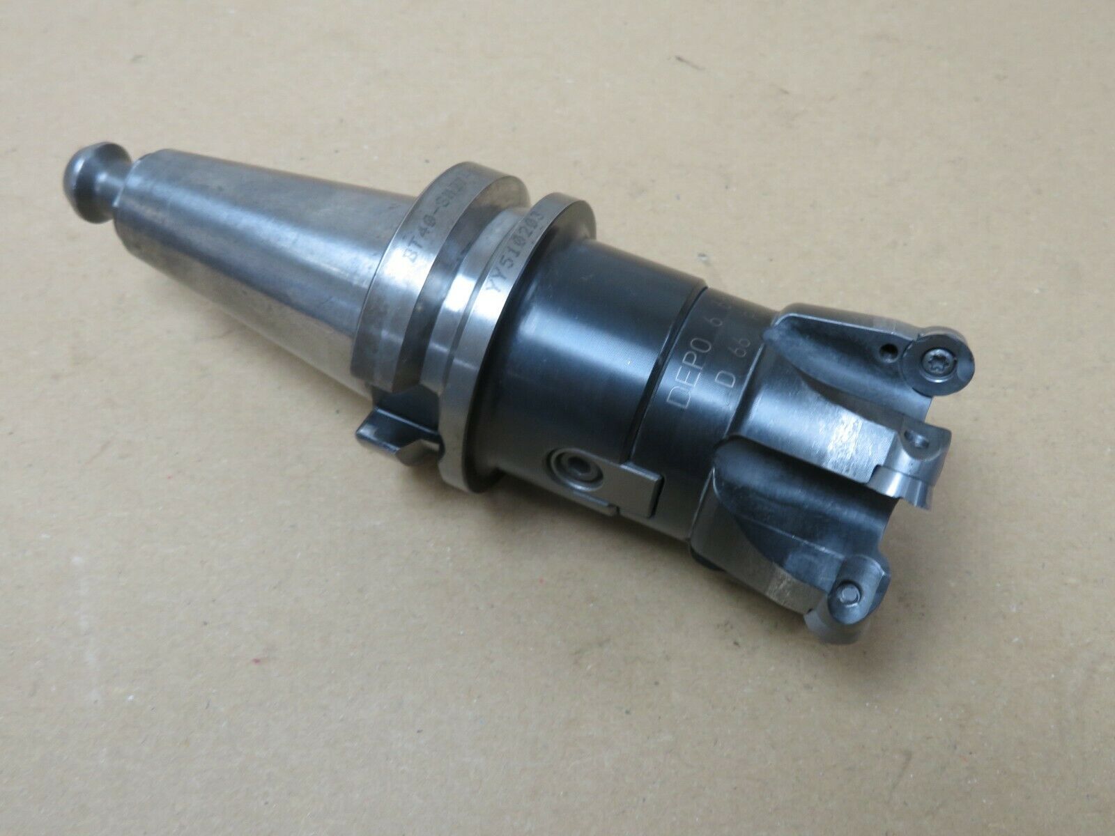 BT40 27MM Shell Mill Arbor With DEPO 66m RPHX Button Style Face Mill ...